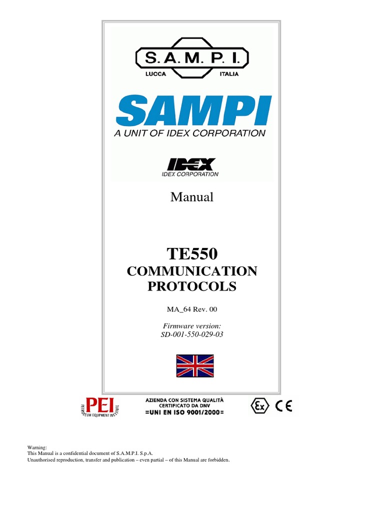 Manual: Communication Protocols | Download Free PDF | Ascii | Byte