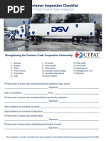7 Point Container Inspection Checklist | PDF | Components ...