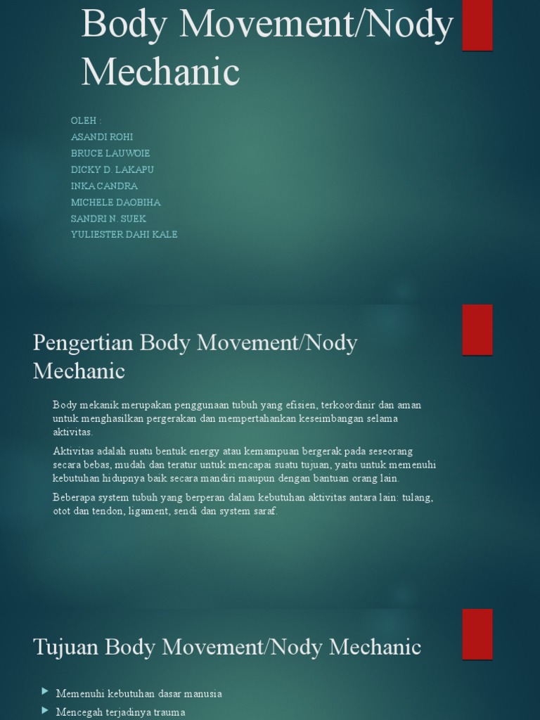 Pengertian dan SOP Body Movement | PDF | Karier & Perkembangan ...