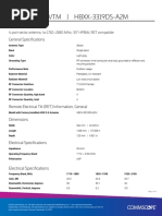 SBNHH-1D65C: General Specifications | PDF | Antenna (Radio ...