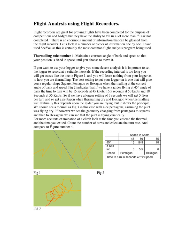 Flight Analysis | PDF | Gliding | Flight