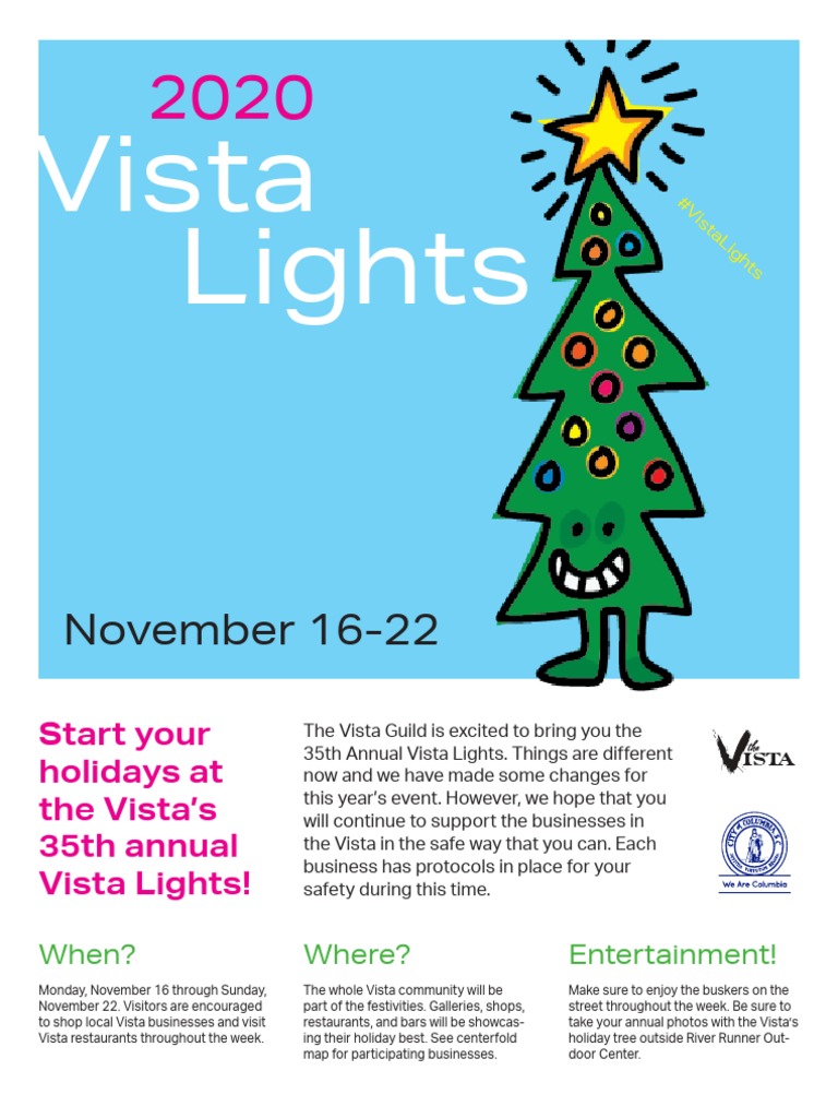 Vista Lights Participating Businesses and Map | PDF | Lunch | Cuisine