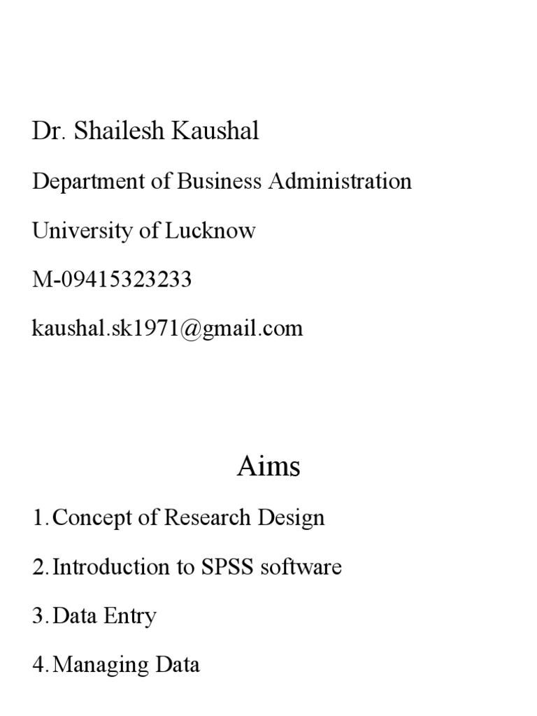 Concept of Research Design | PDF | Qualitative Research | Quantitative ...