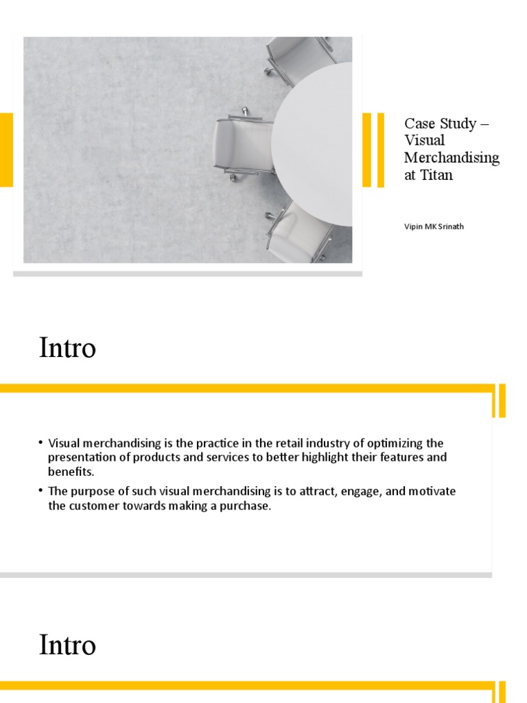 Case Study - Visual Merchandising at Titan | PDF | Merchandising | Retail