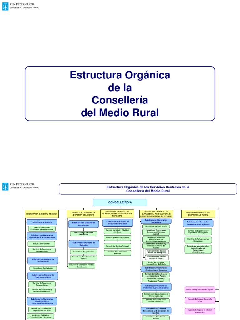 Medio Rural Organigrama Cas | PDF | Gobierno | Agricultura