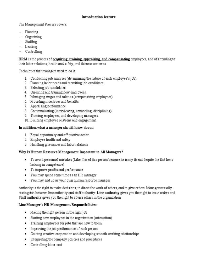 Human Resource Management | PDF | Human Resource Management | Human ...