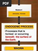 Earth and Life Science: Lesson 4 Exogenic and Endogenic Process | PDF ...