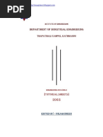 Engineering Drawing II Tutorial | PDF | Engineering Tolerance | Perspective (Graphical)