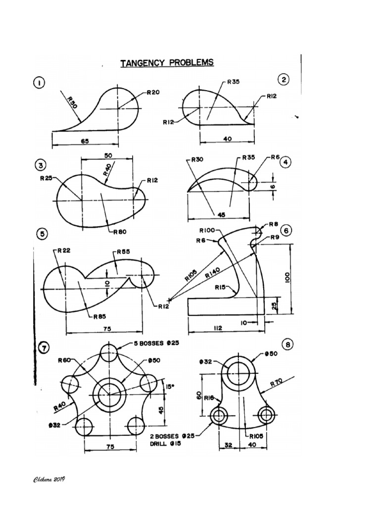 Tangency Problems | PDF