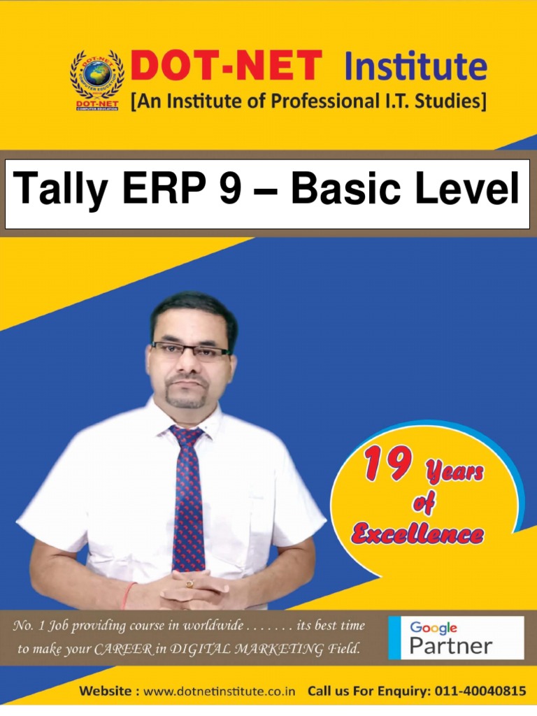 Tally ERP 9: Basic Accounting Guide | PDF | Debits And Credits ...