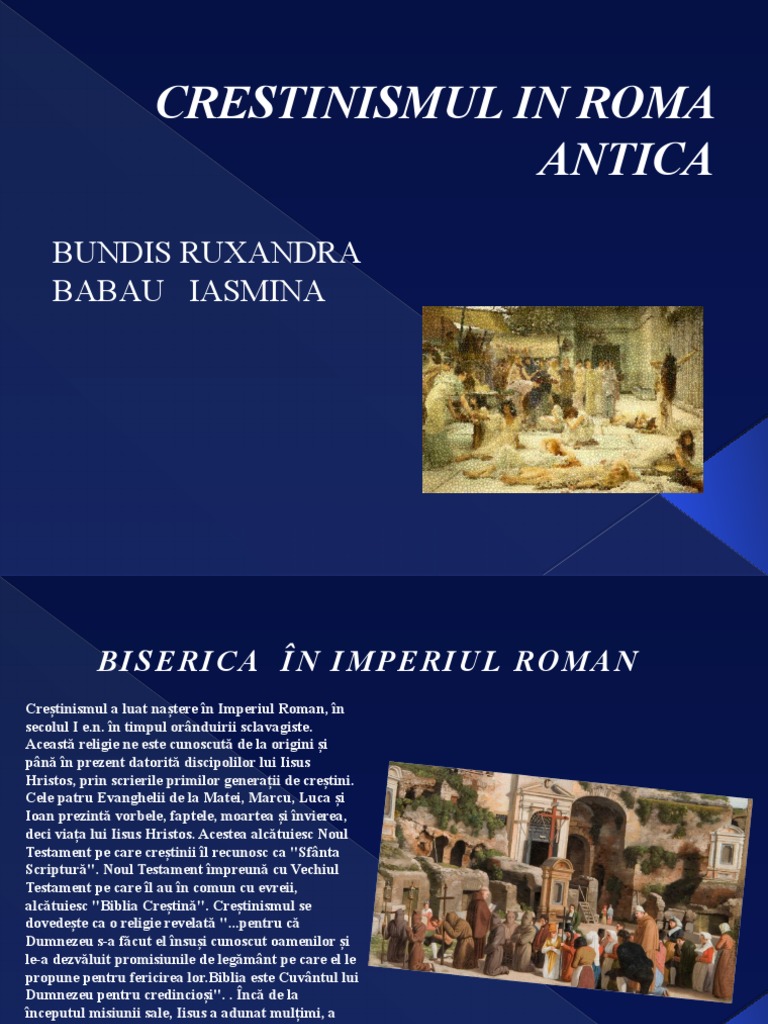 Crestinismul in Roma Antica | PDF