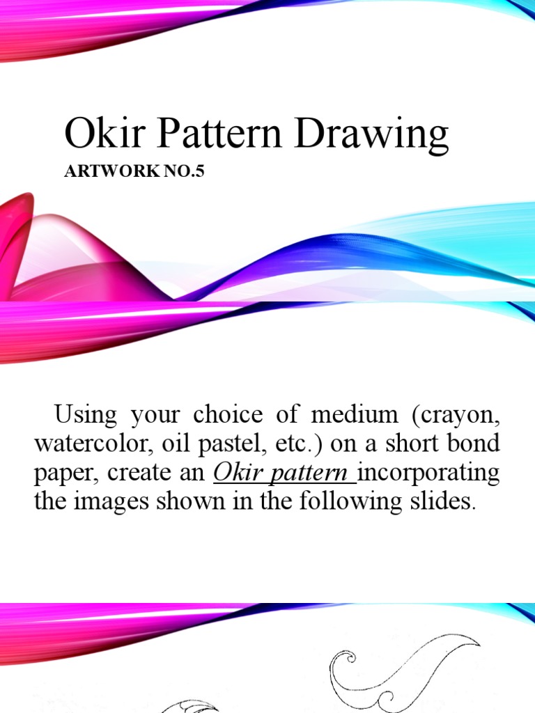 Okir Pattern Drawing: Artwork No.5 | PDF | Games & Activities | Art