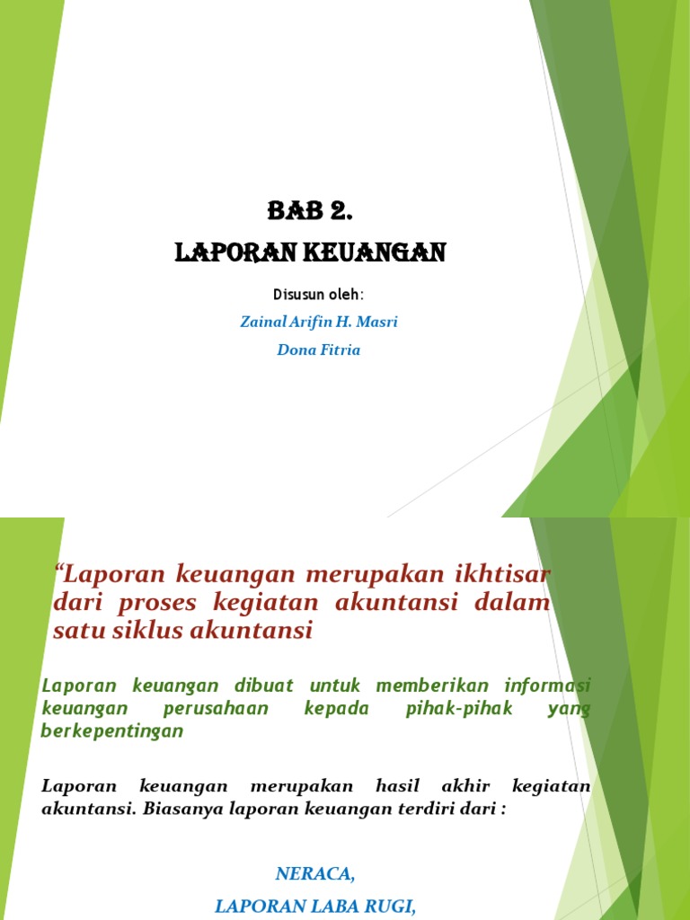Bab 2 - Laporan Keuangan-2 | PDF