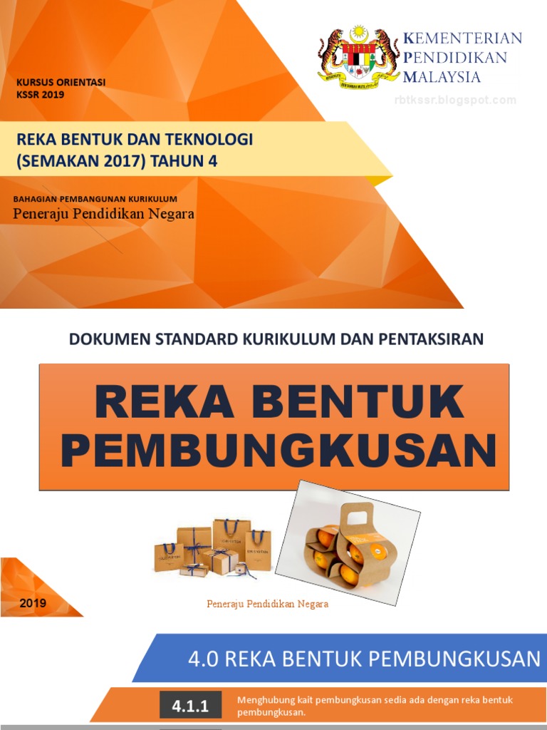 Tajuk 4 Reka Bentuk Pembungkusan Produk 2019 | PDF