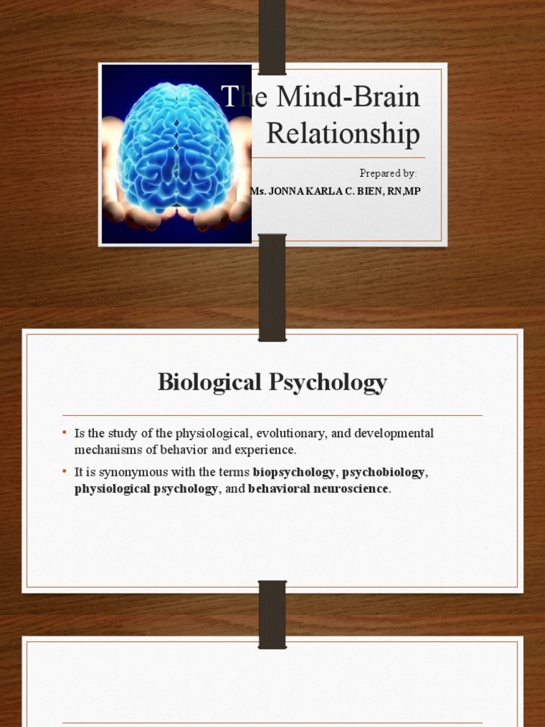 CHAPTER 1the Mind-Brain Relationship | PDF | Behavioral Neuroscience | Mind CHAPTER 1the Mind-Brain Relationship | PDF | Behavioral Neuroscience | Mind