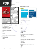 Soal Label Bahasa Inggris Kelas 9 | PDF | Pharmacy | Nutrition