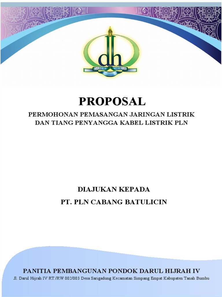 Proposal PLN DH 4 | PDF