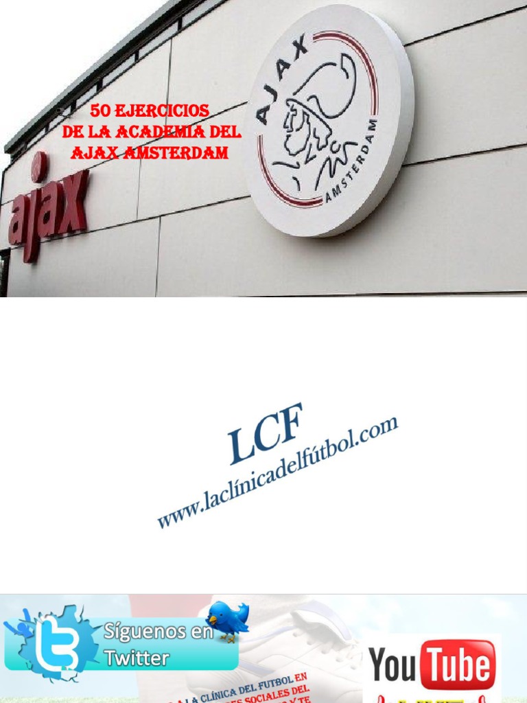 50 Ejercicios de La Academia Del Ajax Amsterdam PDF | PDF | Defensor (Asociación de Fútbol ...