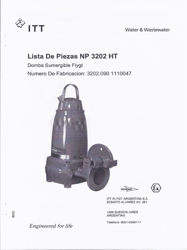 Manual Bomba FLYGT 3202 PDF | PDF