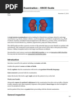 OSCE Checklist Spine Examination | PDF