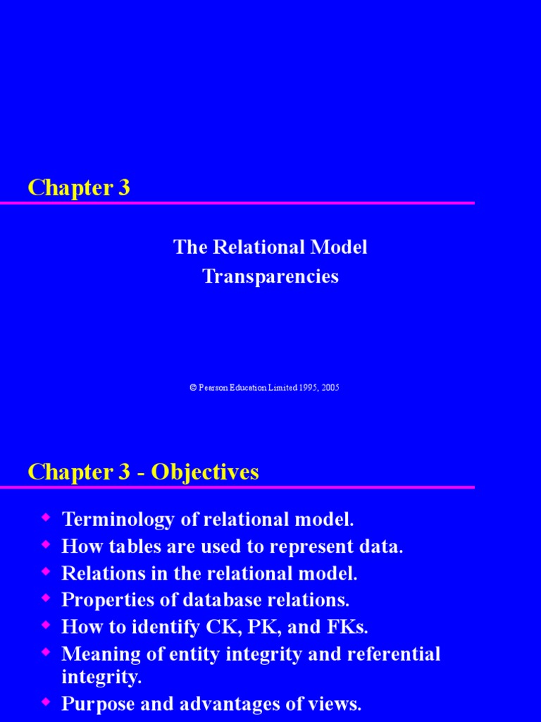 Ch03 The Relational Model Pdf Relational Database Relational Model