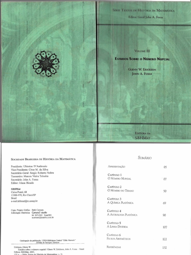 Estudos Sobre o Número Nupcial - Glenn W. Erickson e John A. Fossa PDF ...