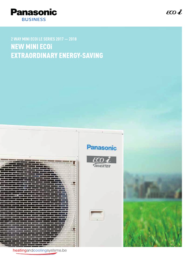 Panasonic VRF Mini Ecoi NL | PDF | Air Conditioning | Heat Exchanger