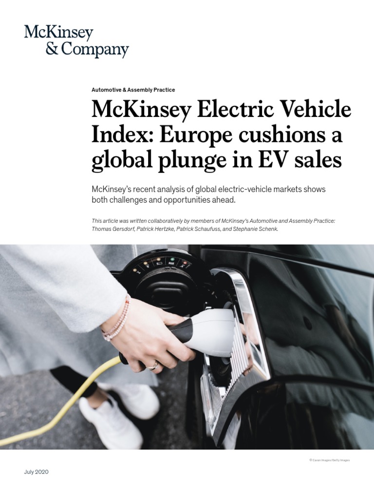 McKinsey Electric Vehicle Index Europe Cushions A Global Plunge in EV ...