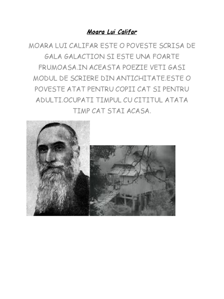 Moara Lui Califar | PDF