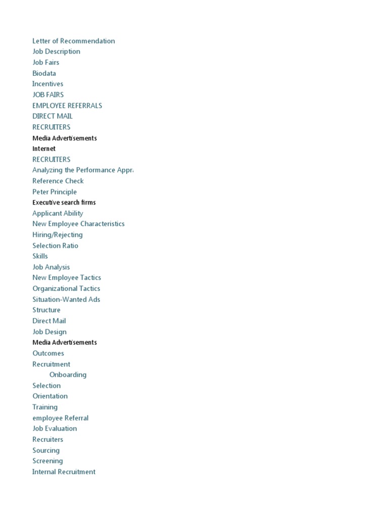 Bsba Recruitment and Selection | PDF | Recruitment | Performance Appraisal