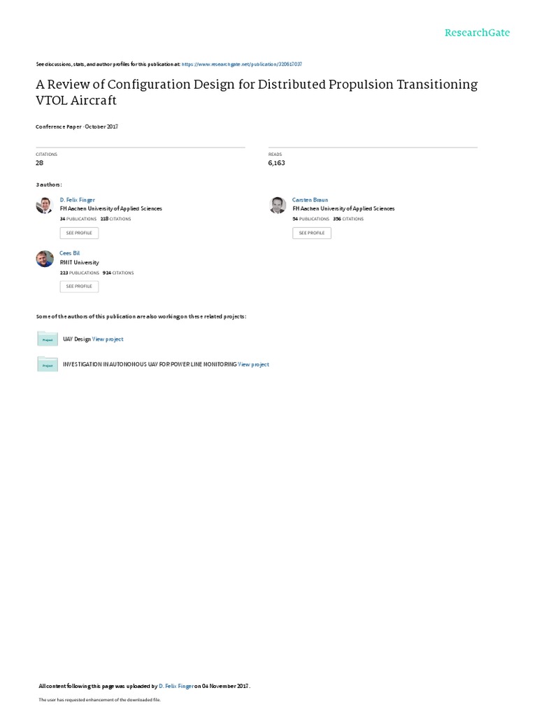 A Review of Configuration Design For Distributed Propulsion ...