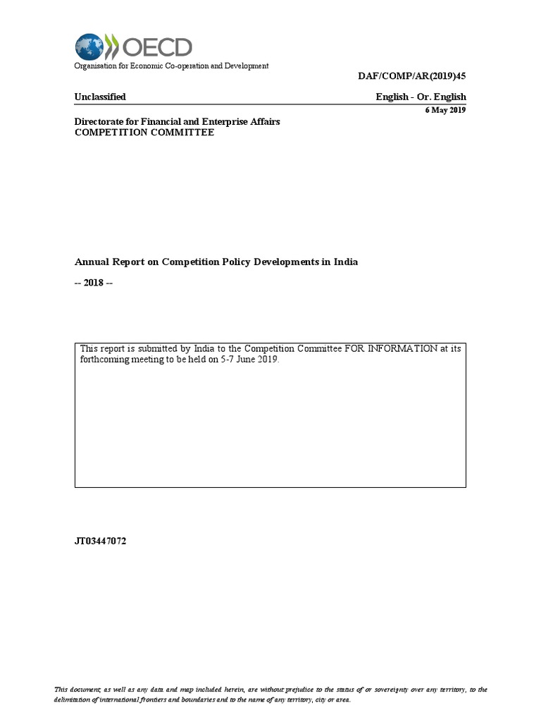 OECD Annual Reeport 2018 | PDF | Monsanto | Bayer