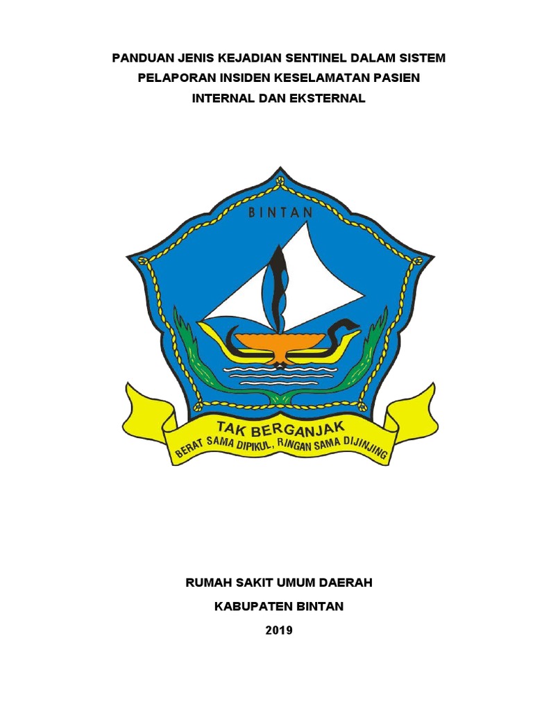 Panduan Kejadian Sentinel Rumah Sakit | PDF