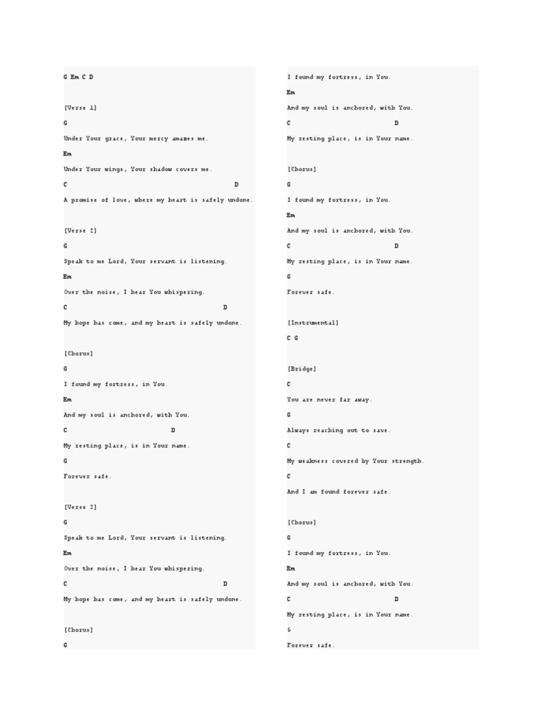 Safe Victory Worship Chords | PDF | Song Structure | Entertainment ...