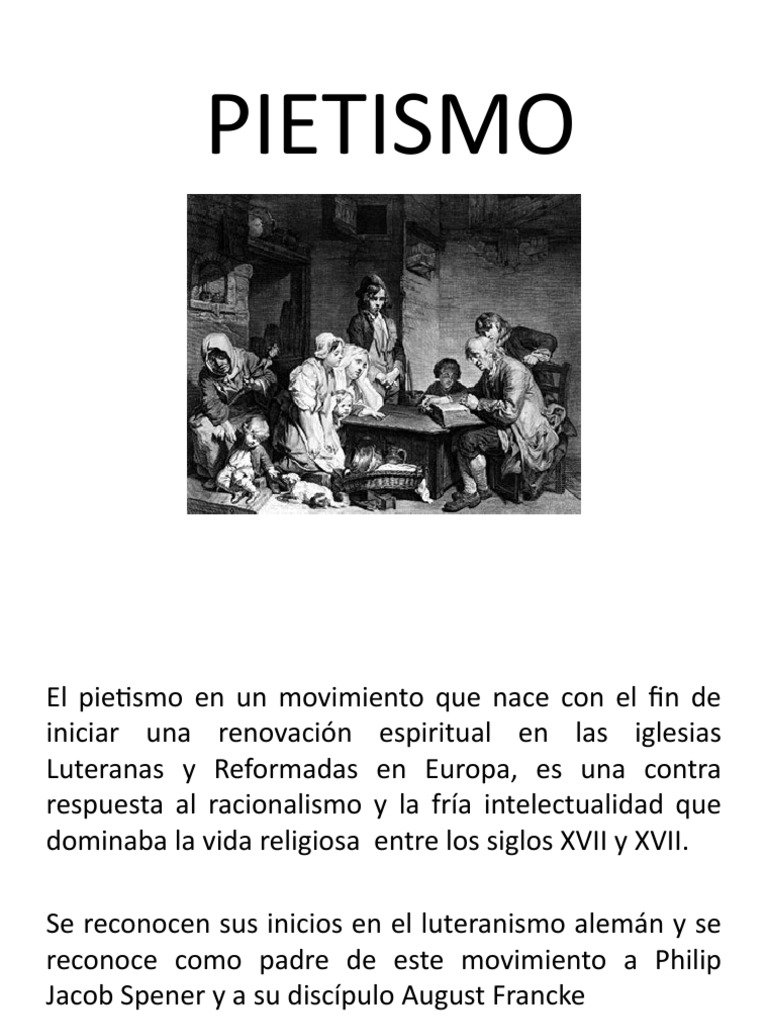 Orígenes y Principios del Pietismo | PDF | Luteranismo | Biblia