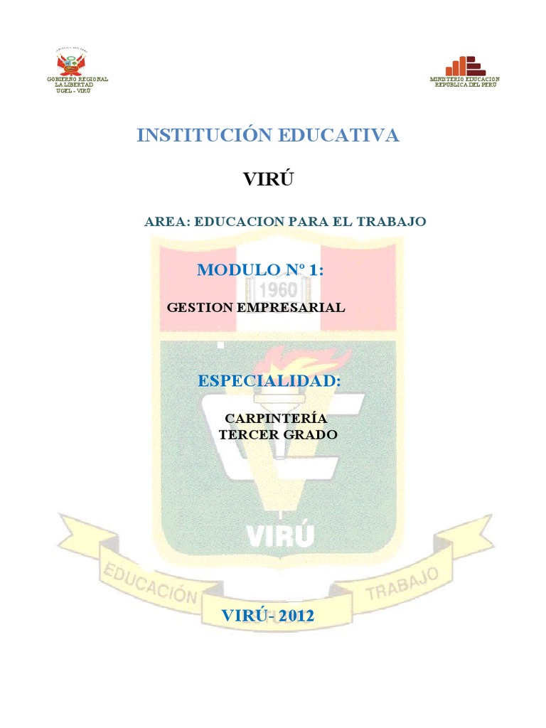 Caratula Modulo 1 | PDF