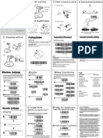 YHD-1100DW 2D Wireless Barcode Scanner Manual Guide | PDF | Barcode ...