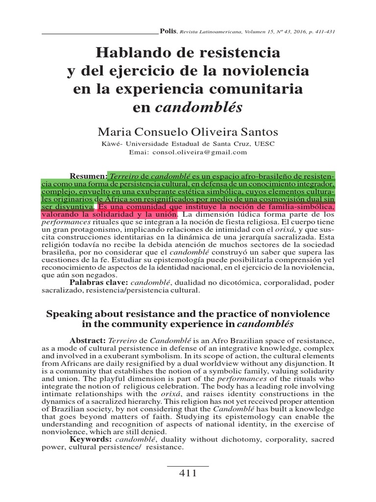 Candomble Axe | PDF | Conocimiento | Existencia