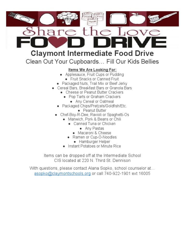 Food Drive | PDF