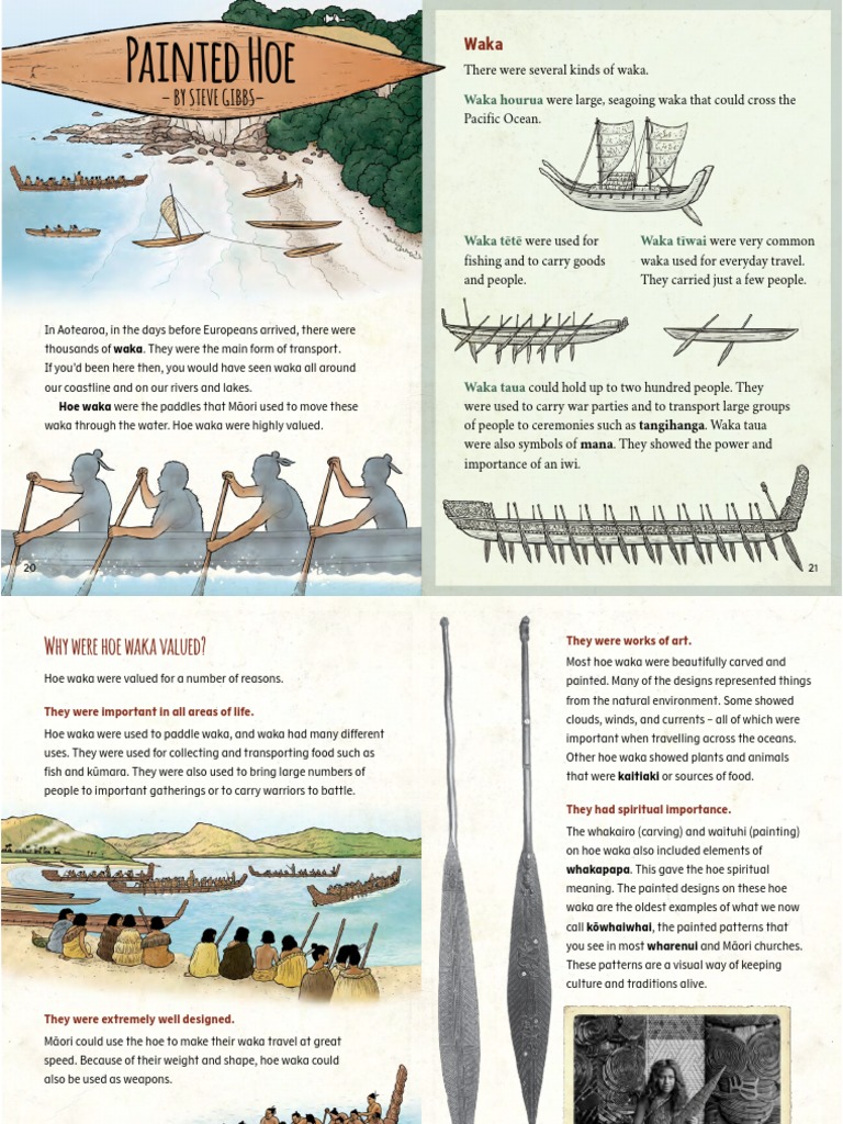 Painted Hoe | PDF | Māori People | Indigenous Peoples Of Polynesia