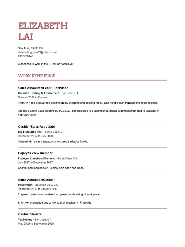 Elizabeth-Lai 1 | PDF