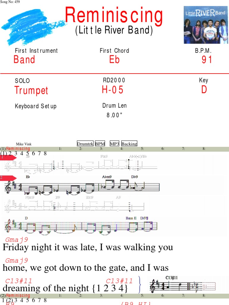 Reminiscing Little River Band Chords & Lyrics | PDF | Music Industry ...