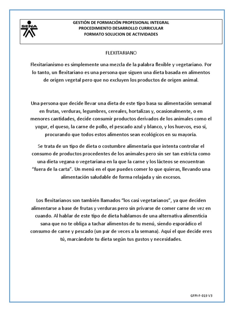 Flexitariano y Aminoacidos | PDF | Aminoácidos | Vegetarianismo