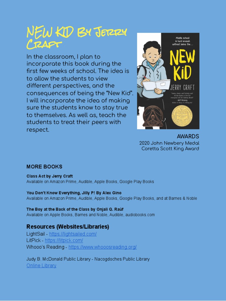 New Kid by Jerry Craft | PDF