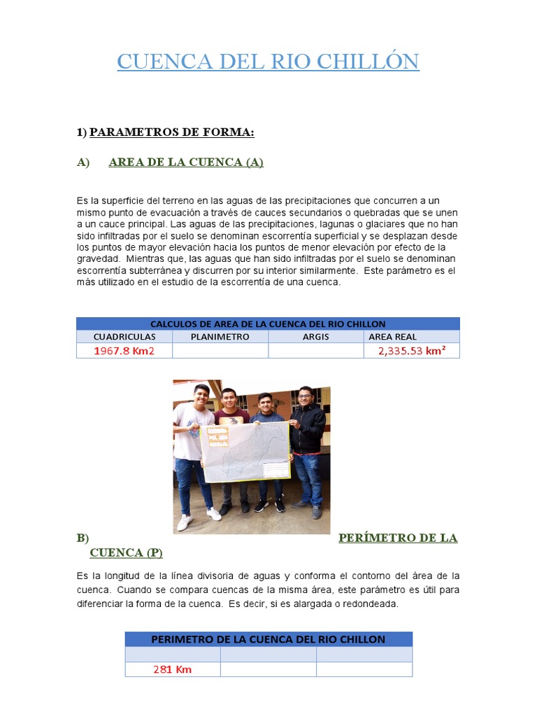 CUENCA DEL RIO CHILLÓN XXX | PDF | Cuenca de drenaje | Río
