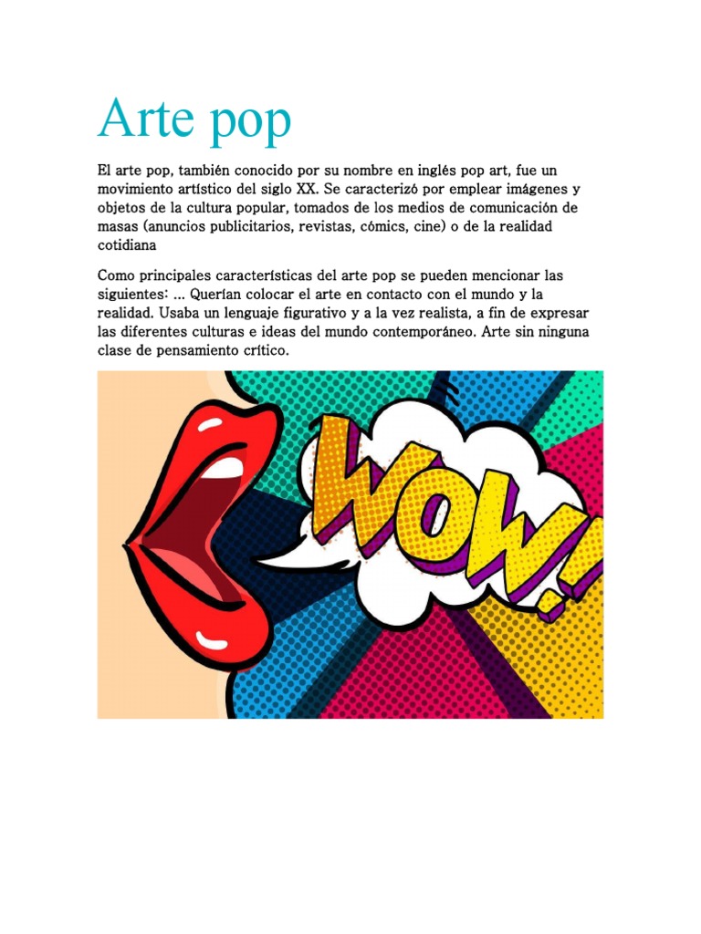 Arte Pop | PDF