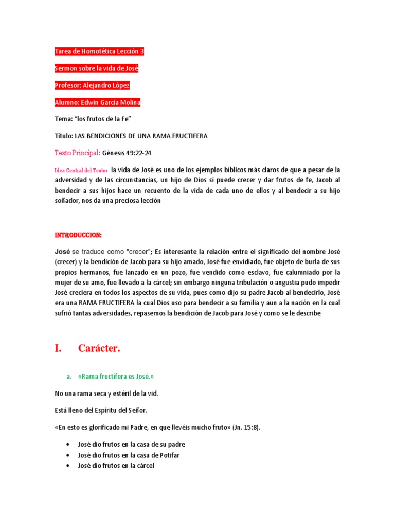 Una Rama Fructifera | PDF