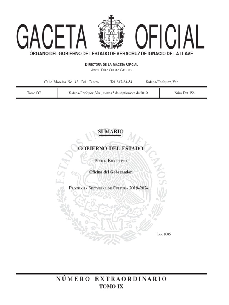 Programa Sectorial IVEC-2019-2024 PDF | PDF