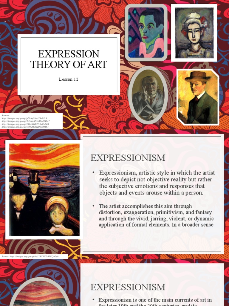 Expression Theory of Art: Lesson 12 | PDF | Expressionism | Theory