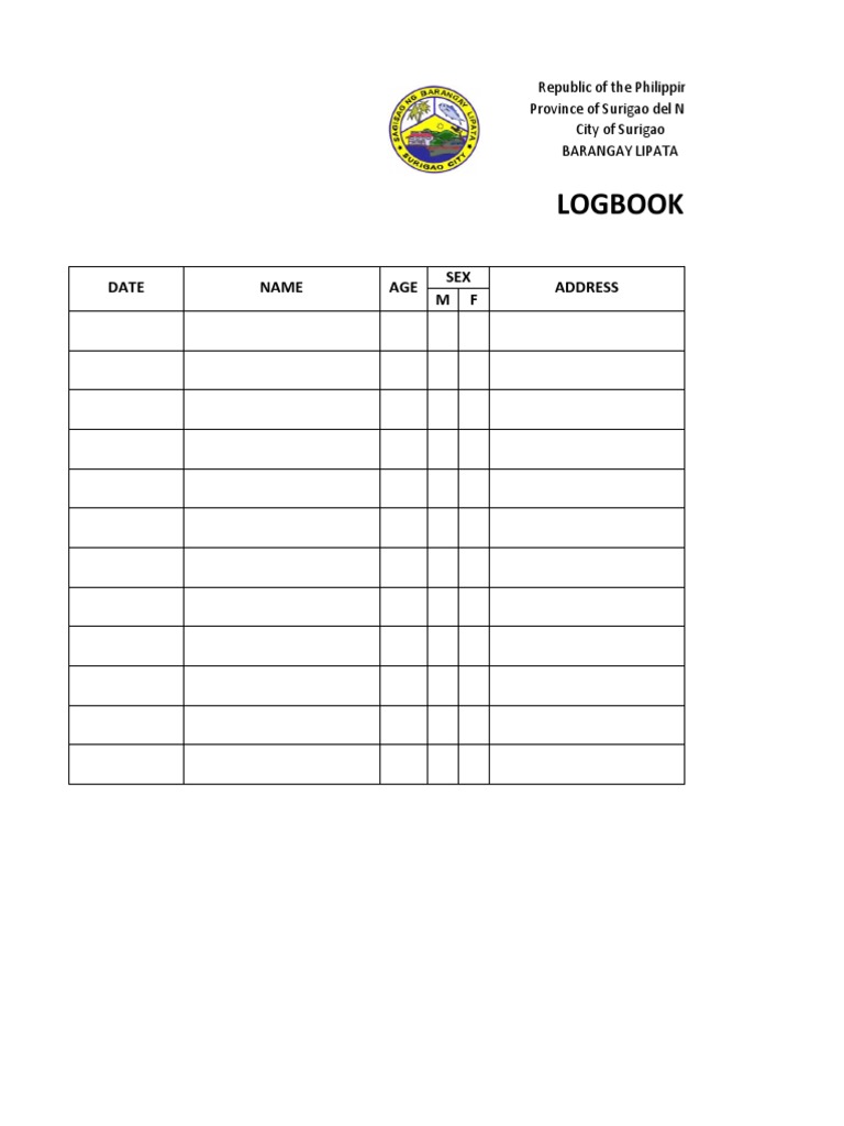 LOGBOOK | PDF